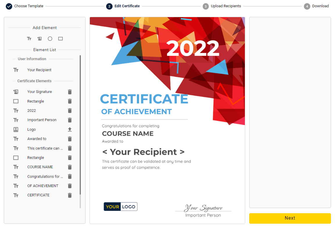 How to make digital certificates for your online course or training ...
