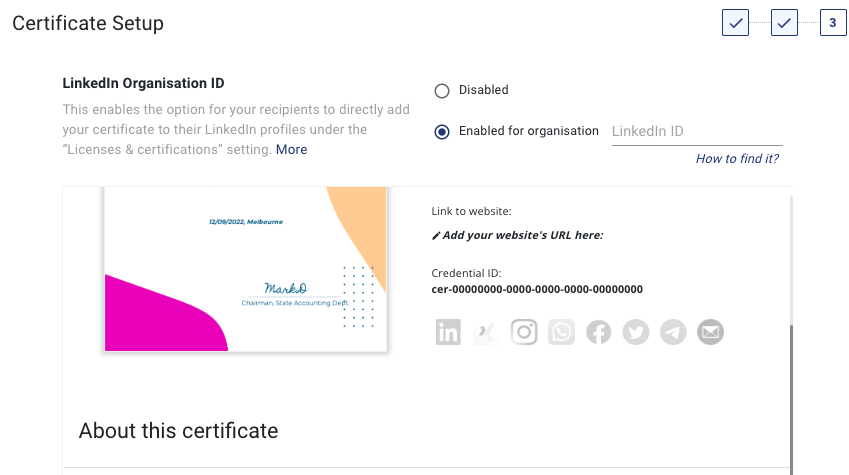 How To Create a Certificate for a Webinar