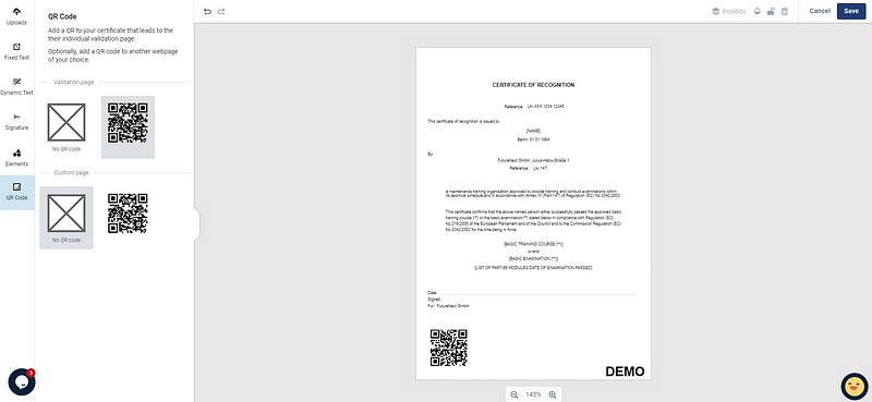 How to send digital certificates for CPD courses