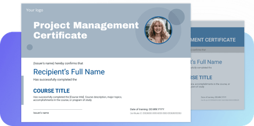6 FREE Project Management Certificate Templates | Virtualbadge.io