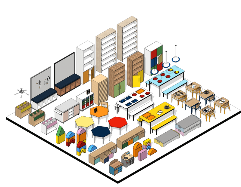 Familias de Revit para Interiores | Blocks