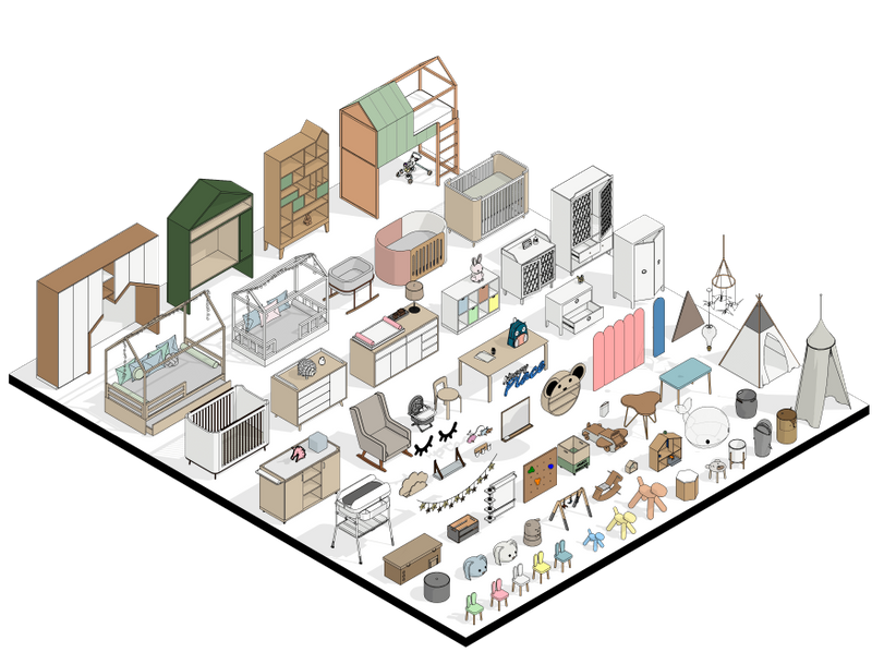 Parametric Revit Families for Interior Design | Blocks