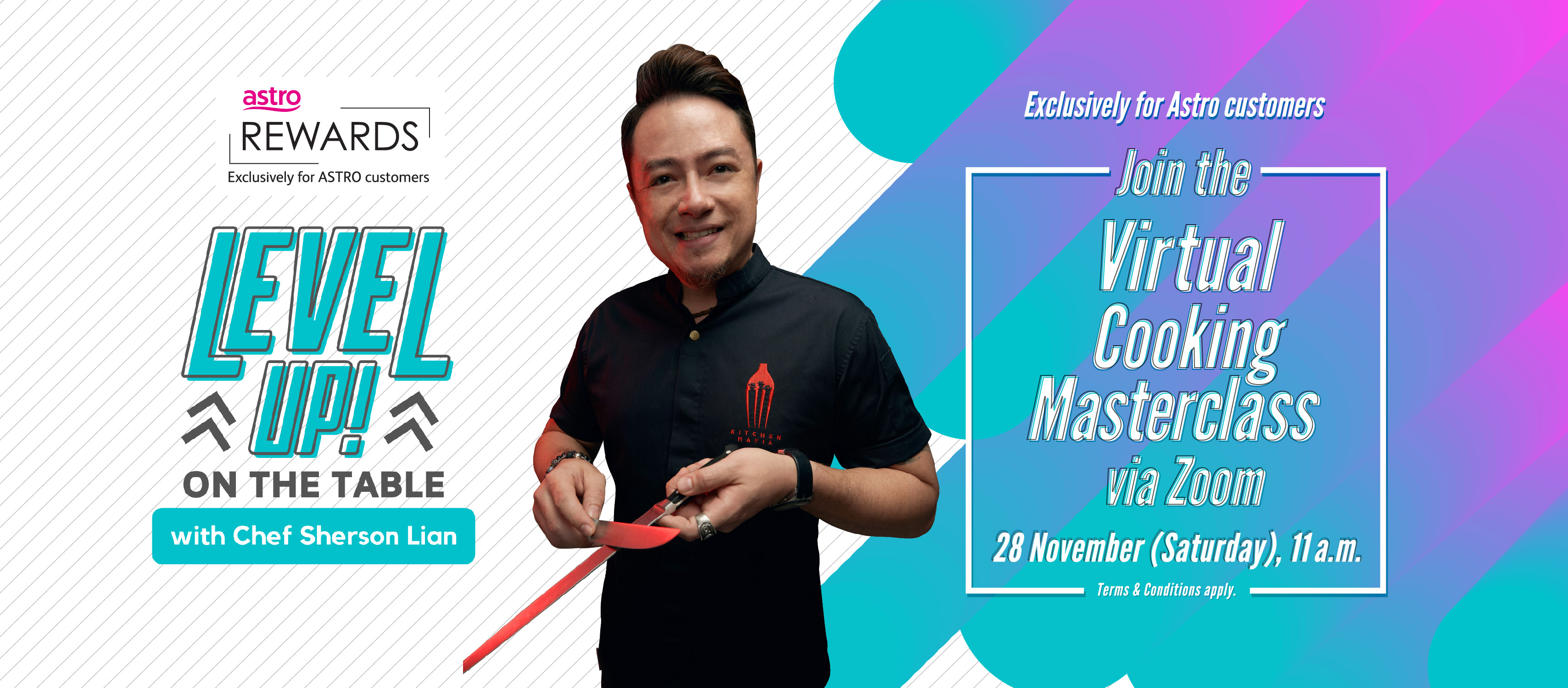 Exclusive, interactive virtual cooking masterclass with celebrity chef ...