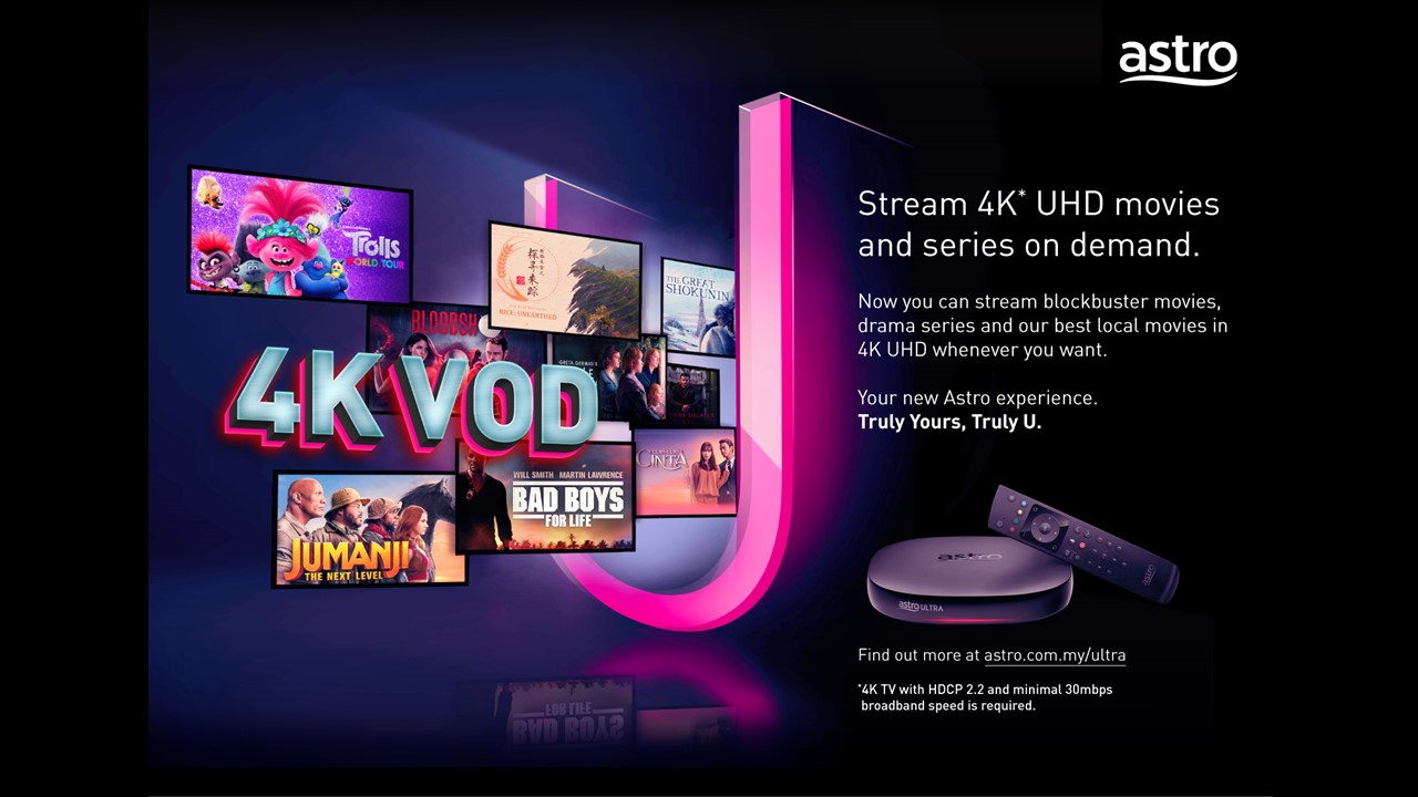 More demand expected for Astro Ultra Box with new 4K UHD VOD feature | Press Release | Mediaroom ...