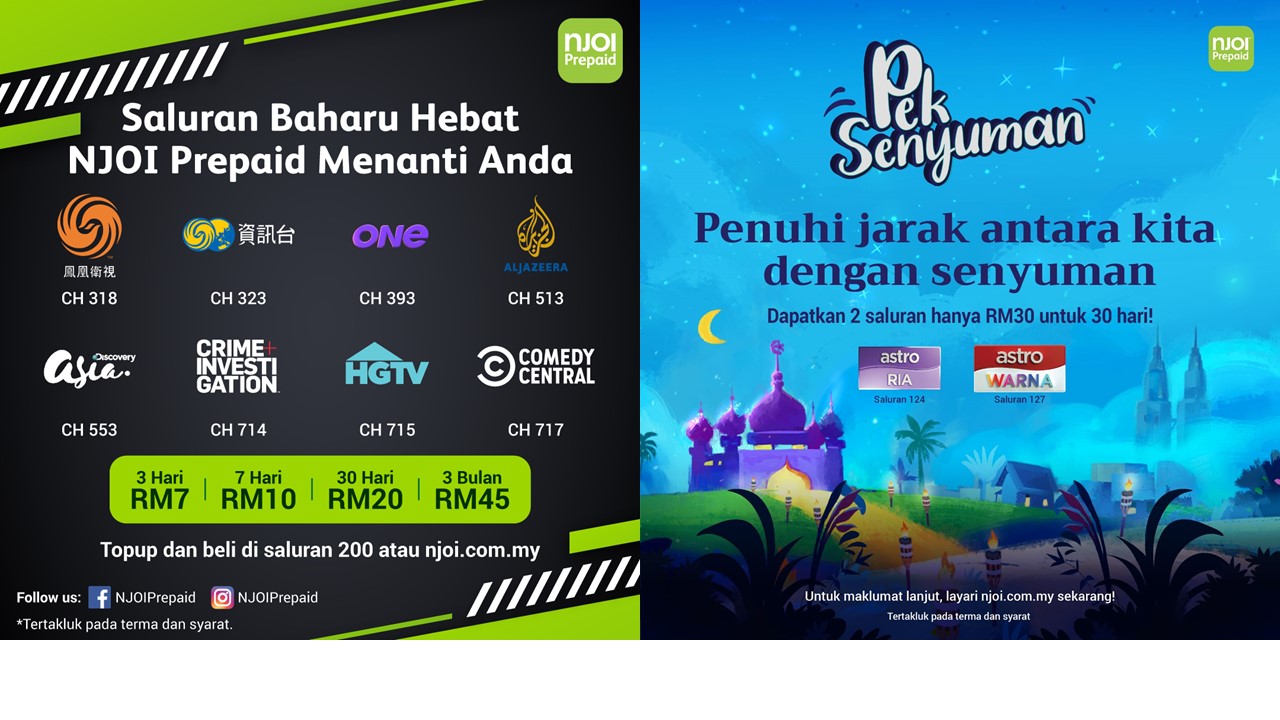 More Prepaid Choices for NJOI Customers During Ramadan and Raya | Press ...