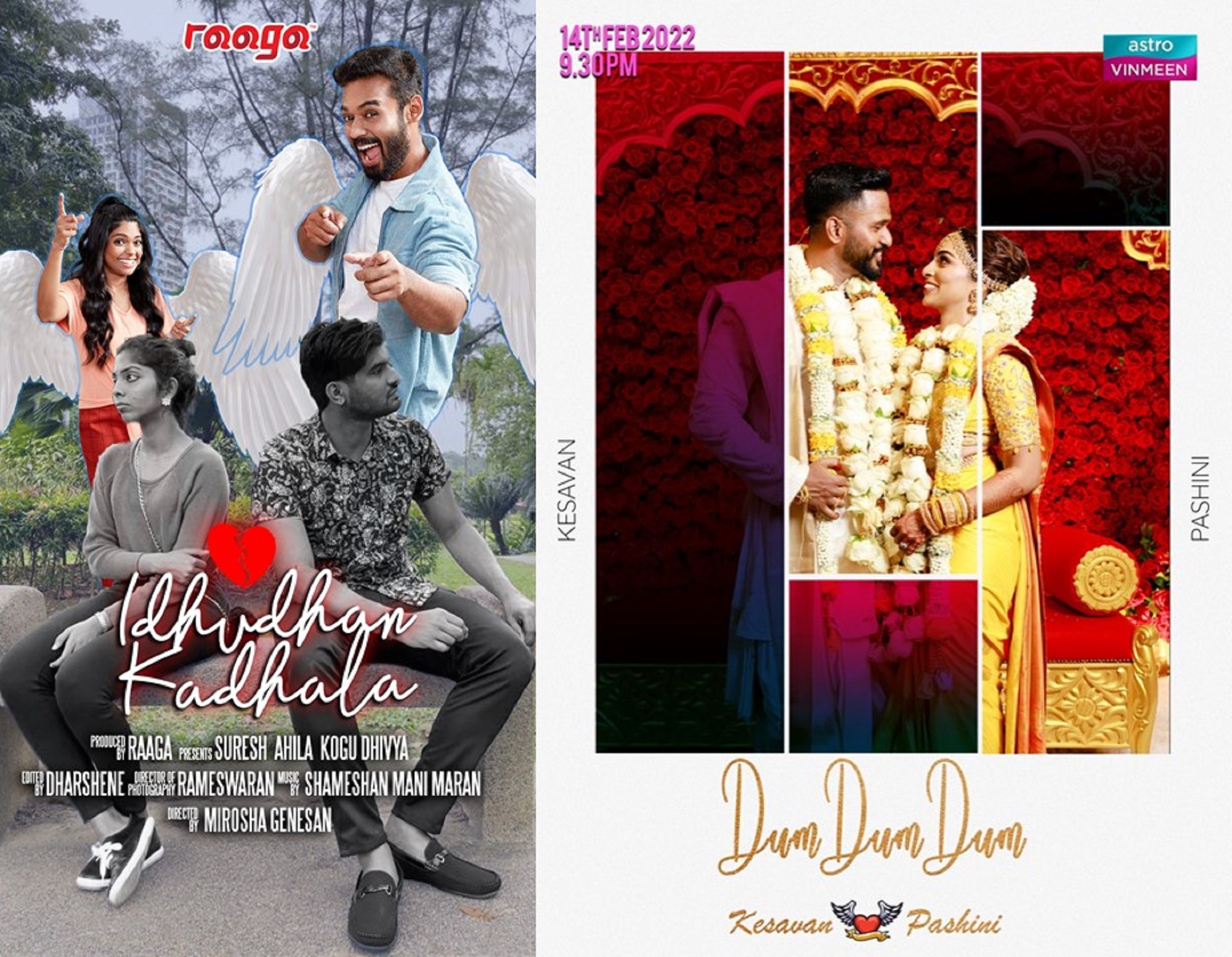 Enjoy premiering local Tamil shows this 14 February on Astro and RAAGA ...