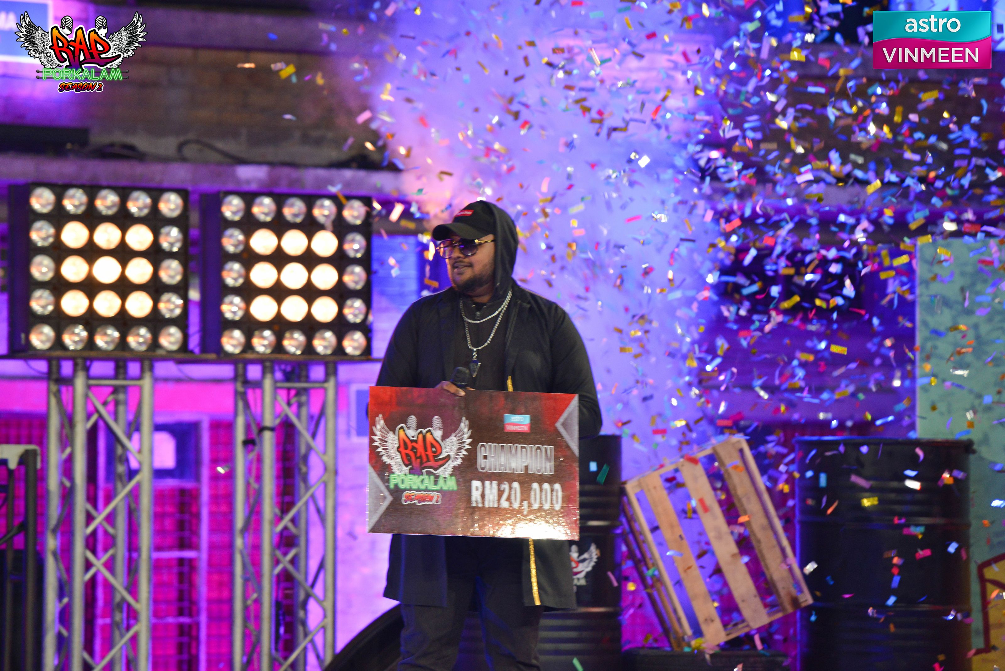 Rap Porkalam Season 2 champion awarded RM20,000 cash prize | Press ...
