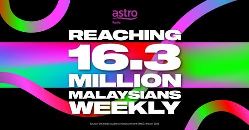 Astro Radio is the No. 1 local radio with 16.3 mil weekly listeners ...