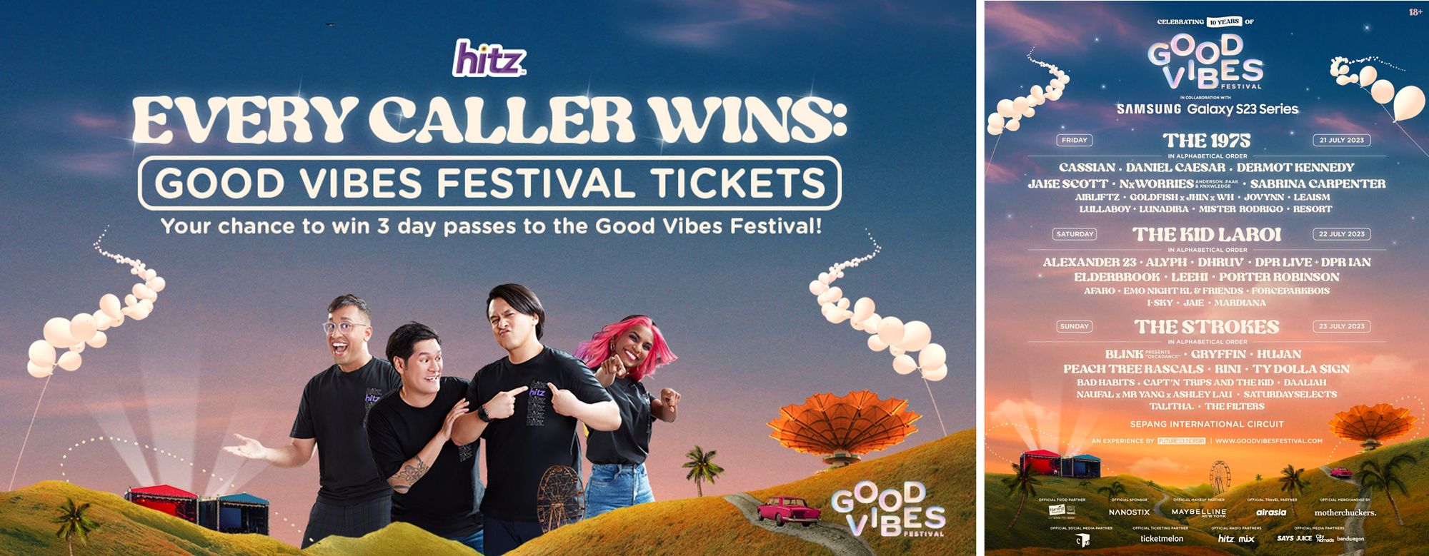 Win 3-day passes to Good Vibes Festival 2023 with Hitz FM and Mix FM ...
