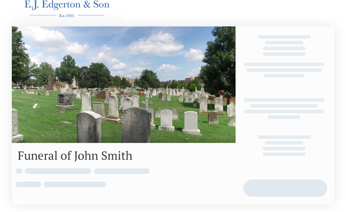 Live Streaming for Funeral Homes