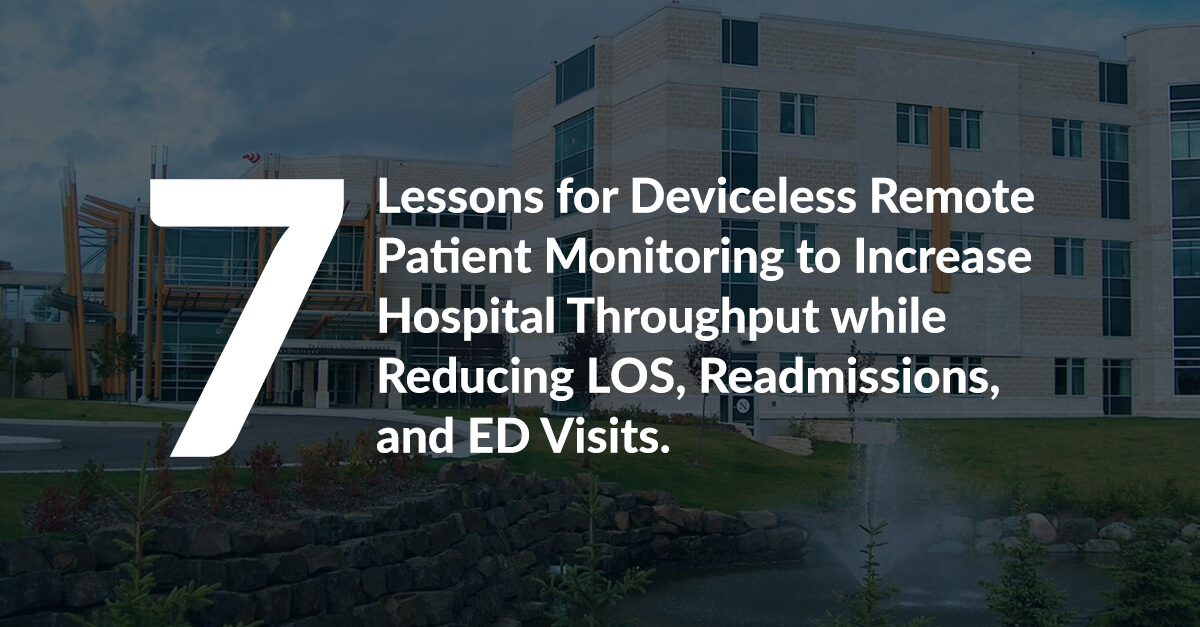 7 Lessons from Thunder Bay Regional Health Sciences Centre’s experience ...