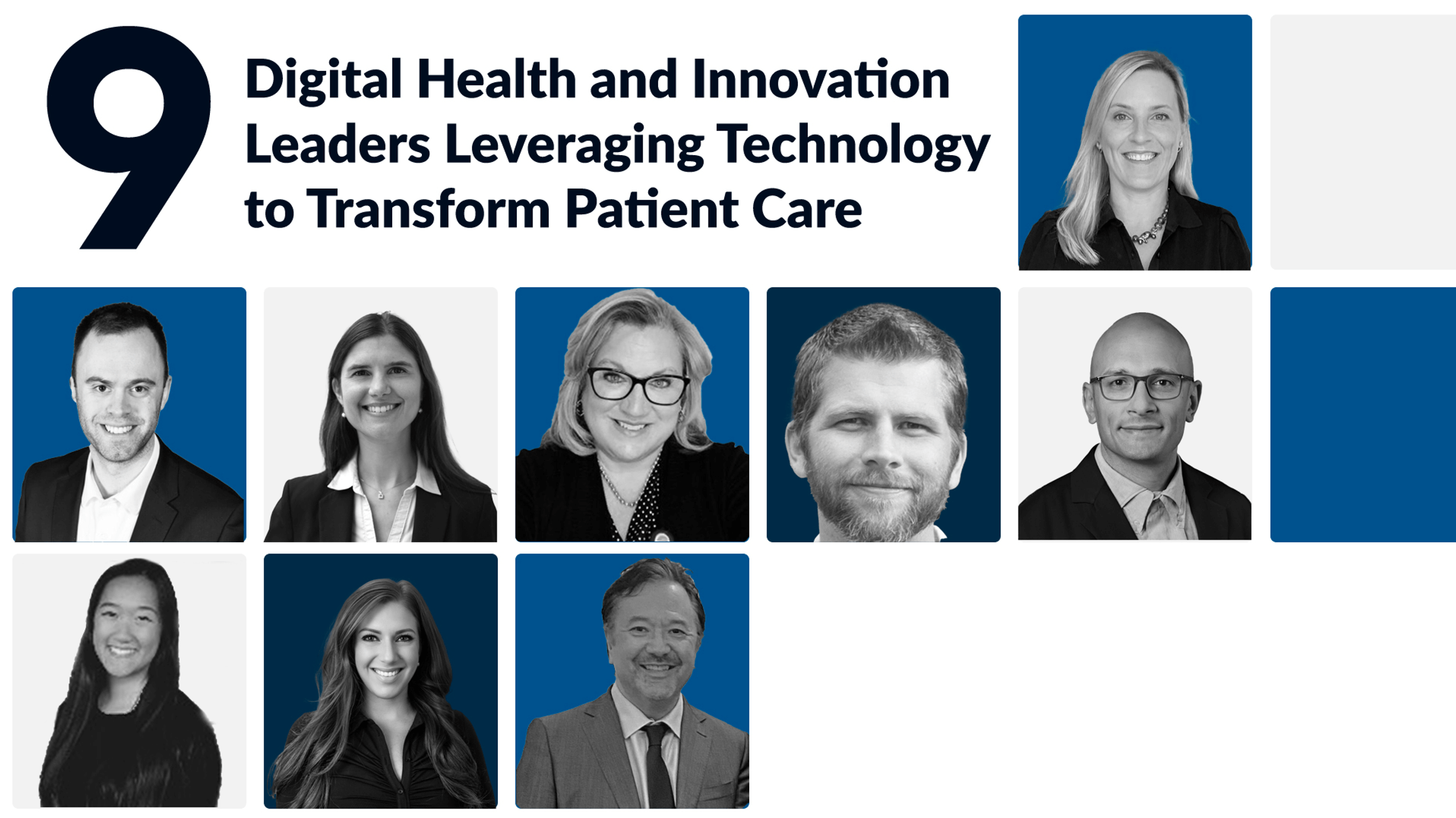 9 Digital Health and Innovation Leaders leveraging Technology to ...