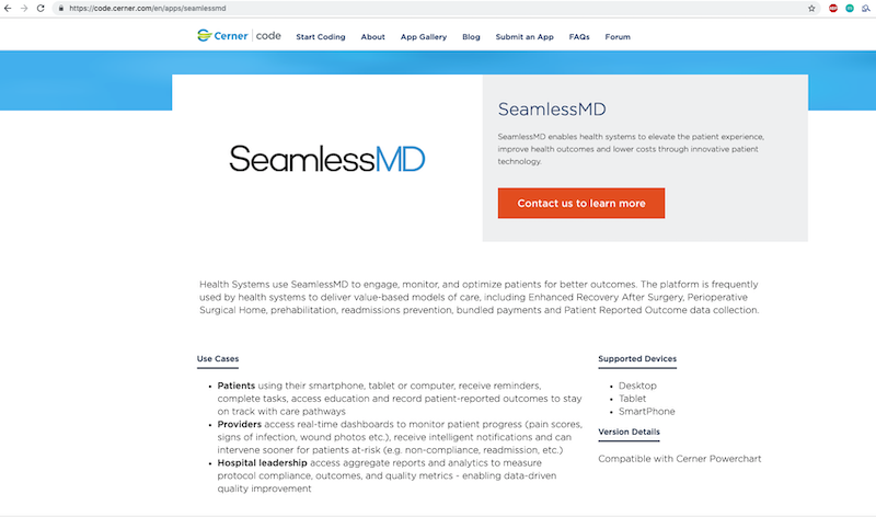 SeamlessMD | EHR Integration with Epic, Cerner, MEDITECH & more