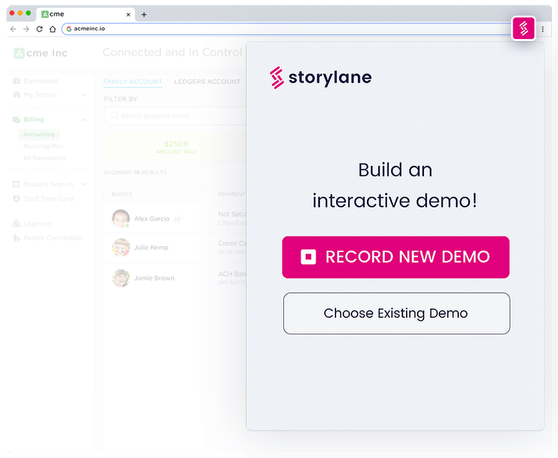 Interactive Product Demo Software - Storylane