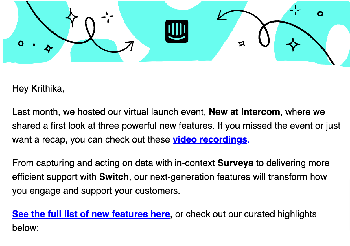10 Best Product Update Email Examples