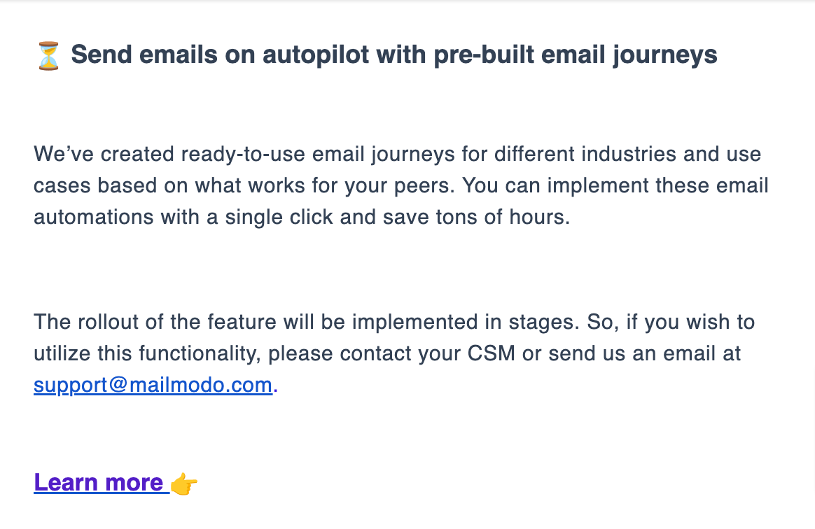 10 Best Product Update Email Examples
