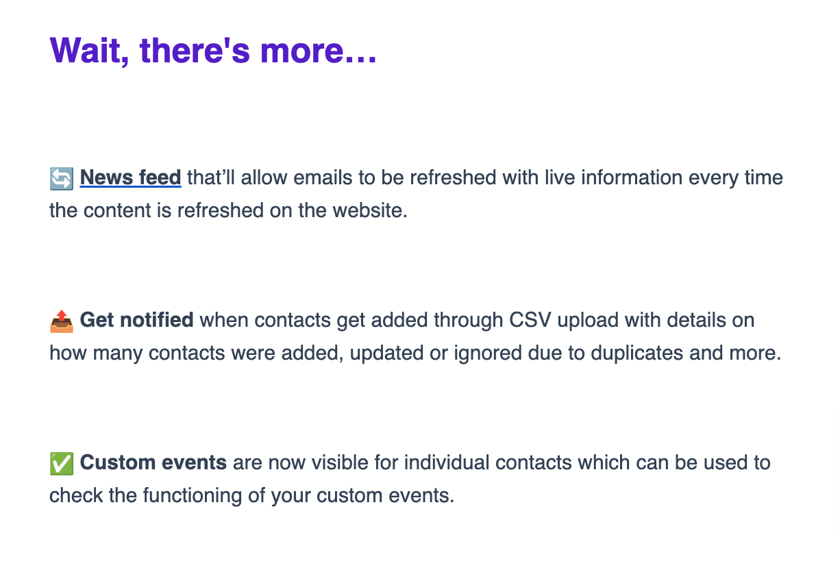 10 Best Product Update Email Examples