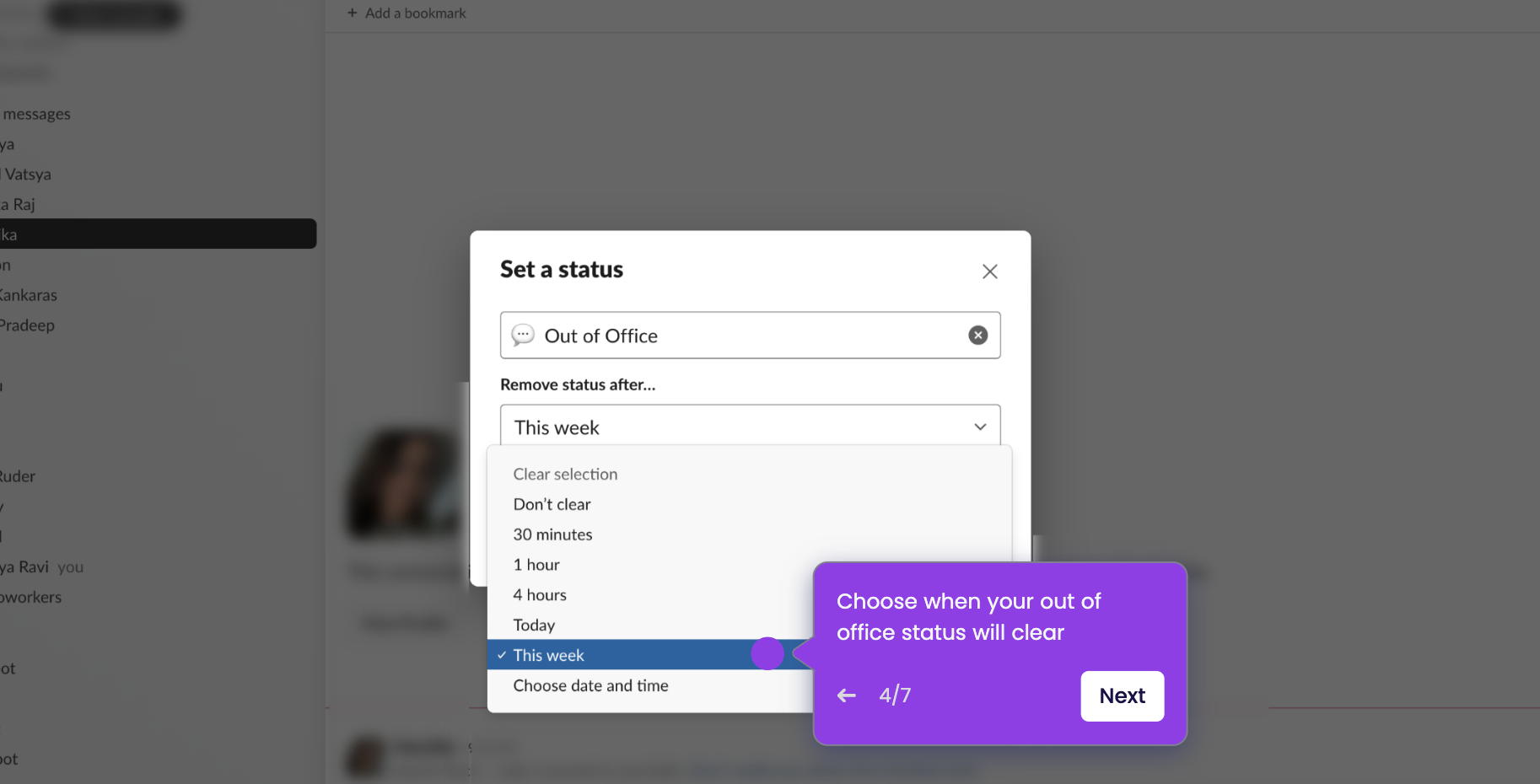 How to Set Out Of Office in Slack - 1 Minute Interactive Guide