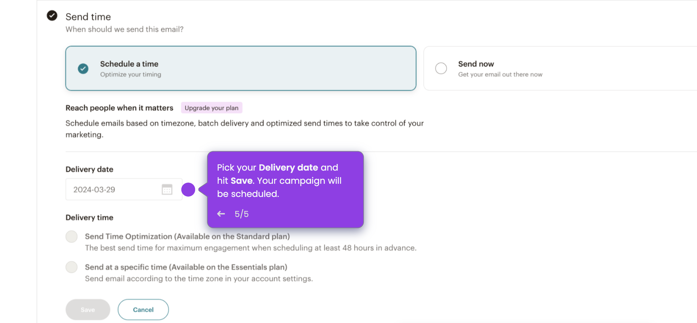 How to Schedule a Mailchimp Campaign: 1-Min Guide