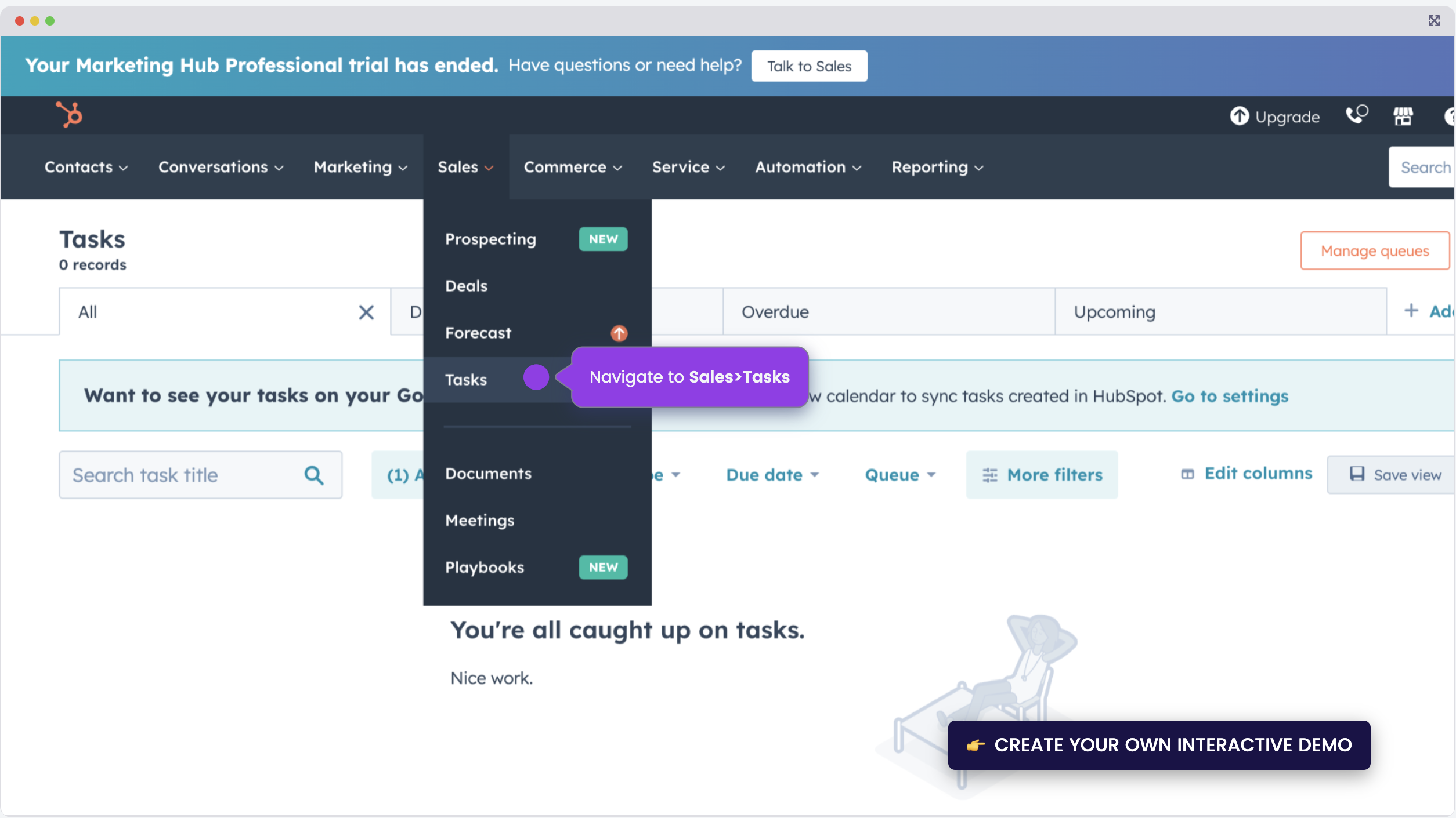 How To Use HubSpot for Sales - 1 Min Guide