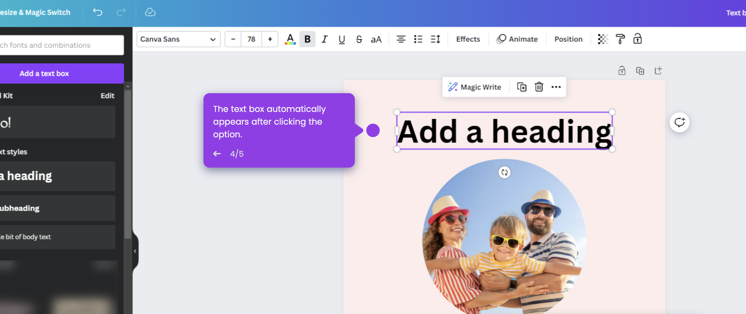 How to Add a Text Box in Canva: 1-Min Guide