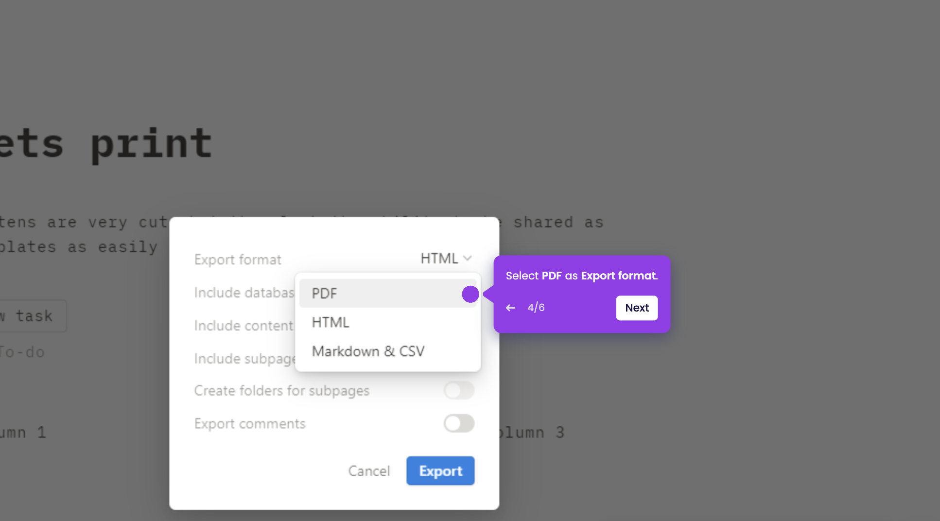 How to Print Notion Page: 1-Min Guide