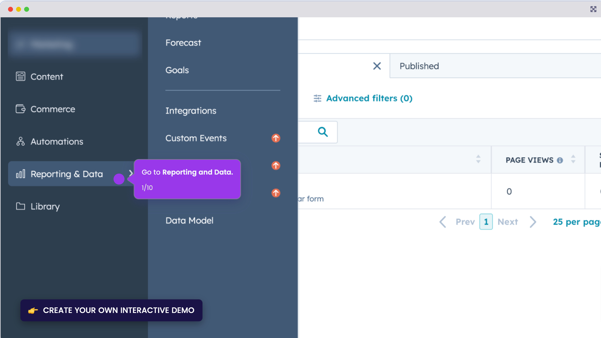 How to Create a Dashboard in HubSpot - 1 Min Guide