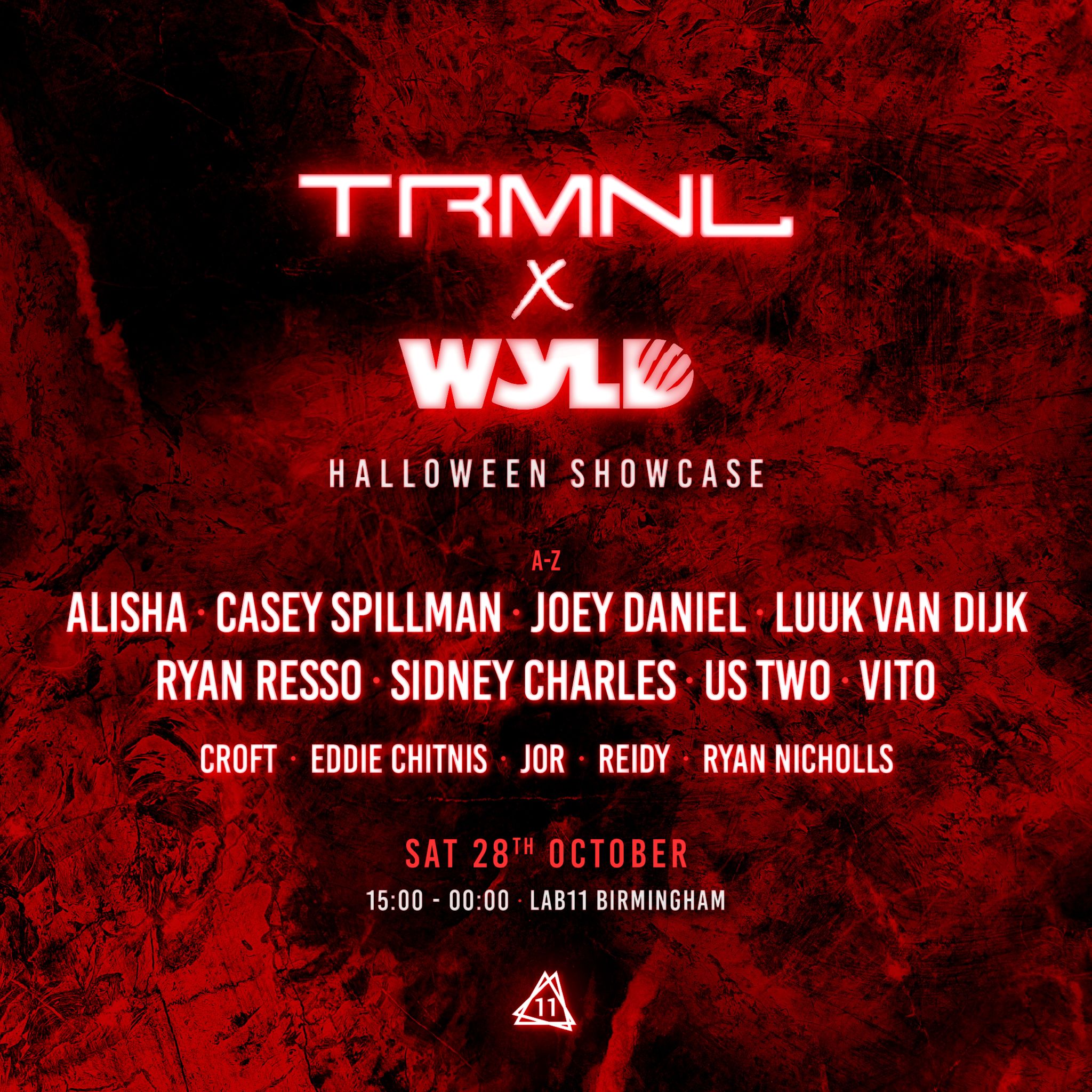 Just Announced: TRMNL x WYLD Halloween • LAB11 Birmingham