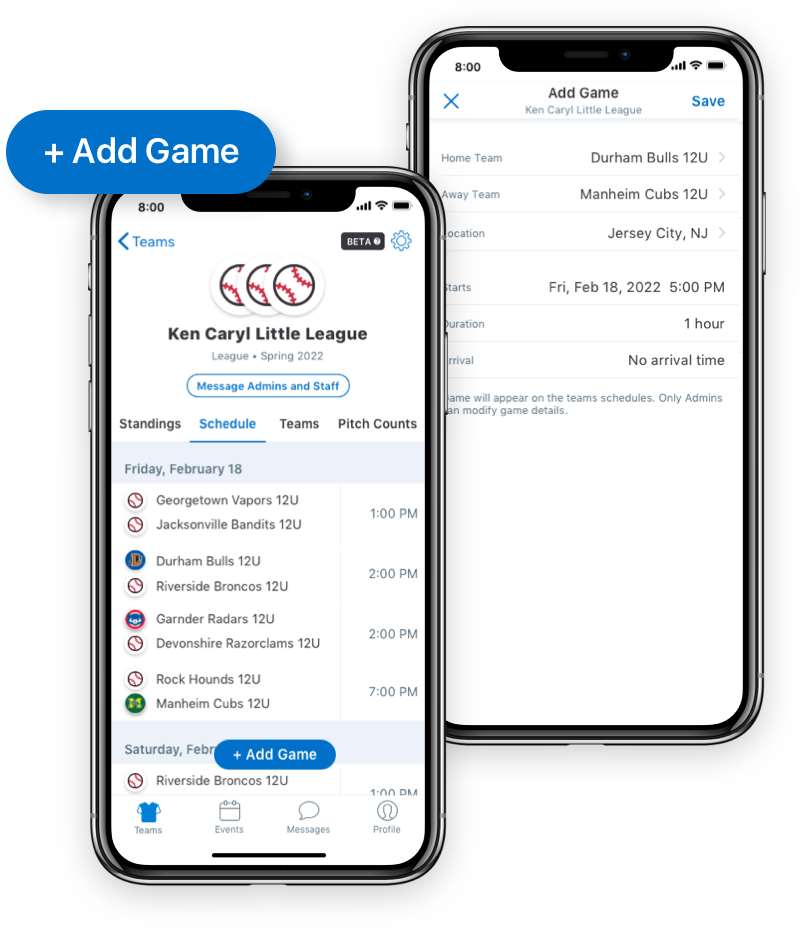 Leagues & Tournaments | GameChanger