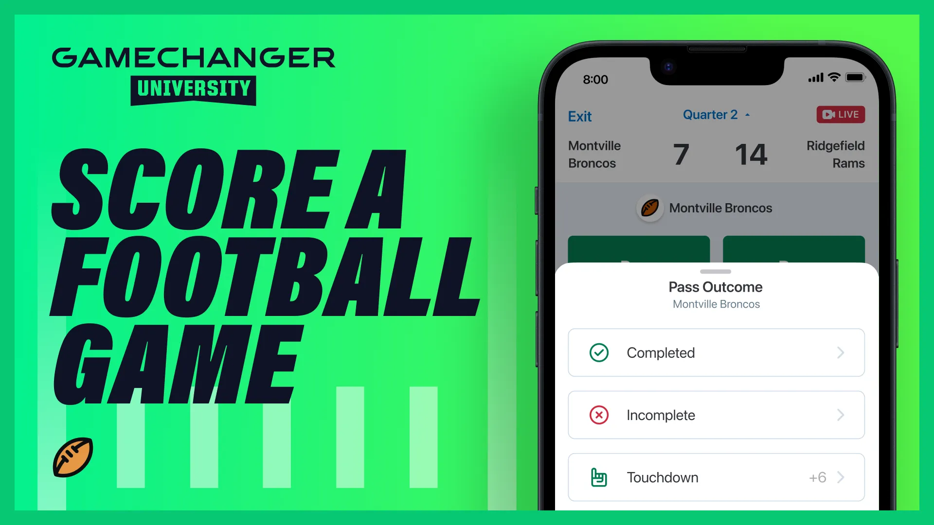 GameChanger for Football