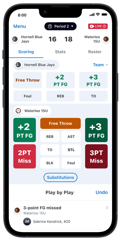 GameChanger for Basketball
