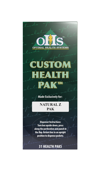 Natural Z Pak | Optimal Health Systems