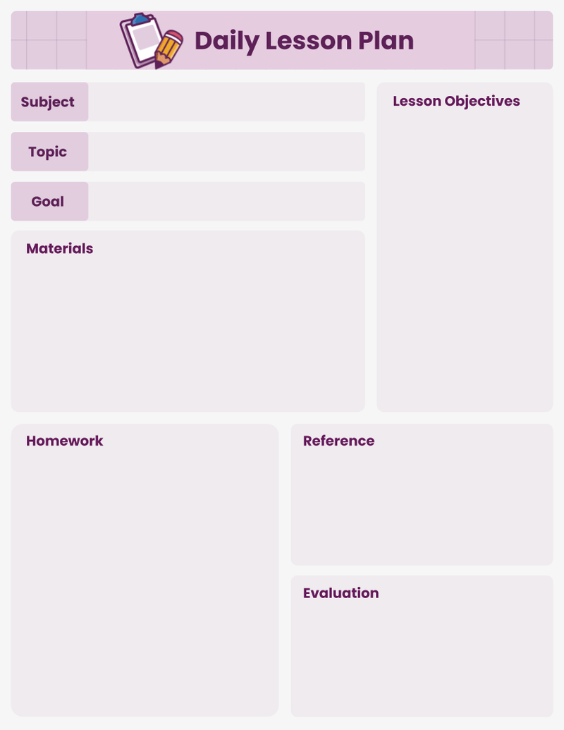Lesson Plan Templates
