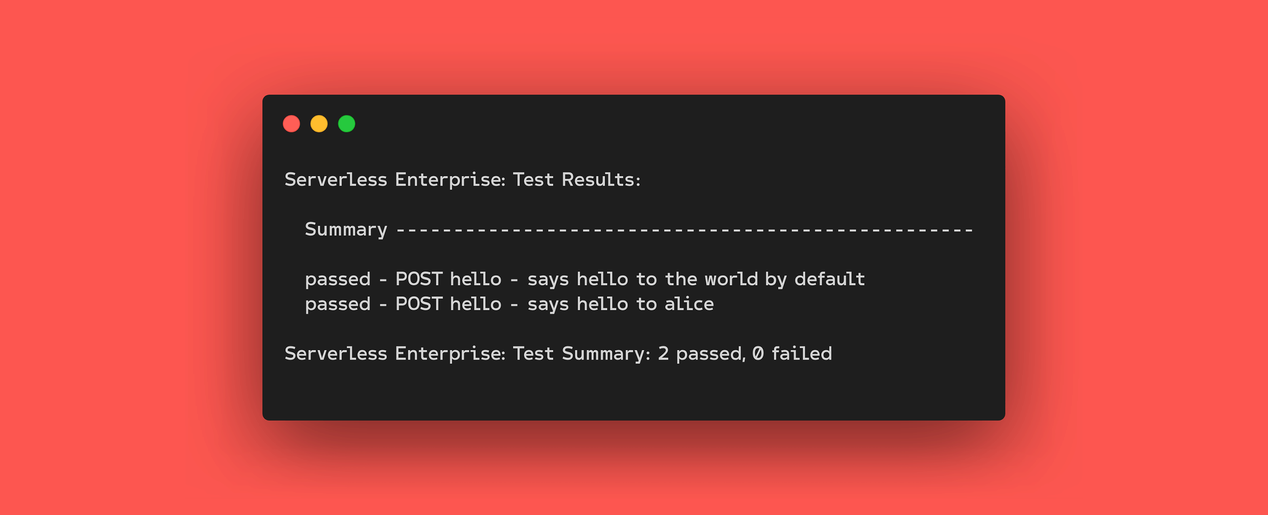 Basic Integration Testing With Serverless Framework