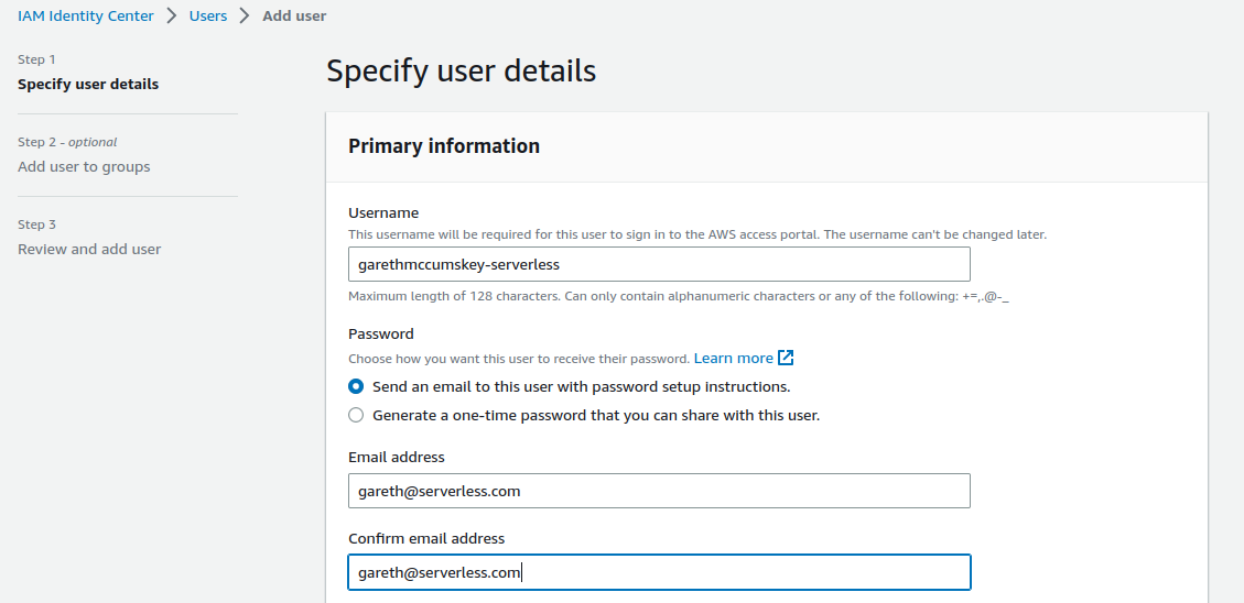 Serverless Framework - AWS Credentials