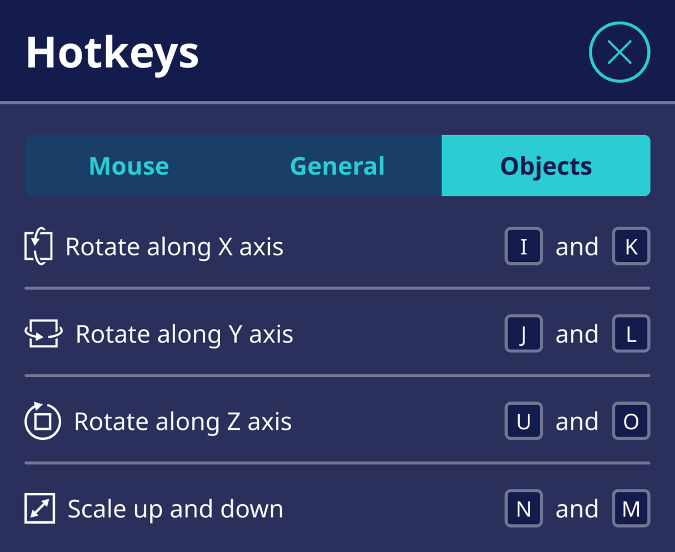For Objects the context menu contains the slice and layers function ...