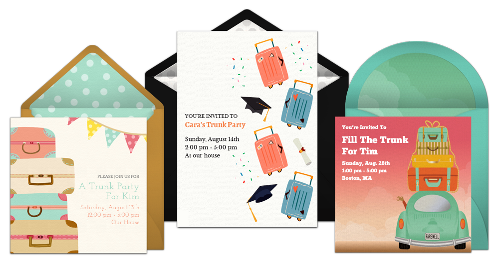 College Trunk Party Ideas & Gifts | Memento Blog