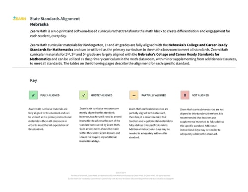 State Standards Alignment | Zearn Math