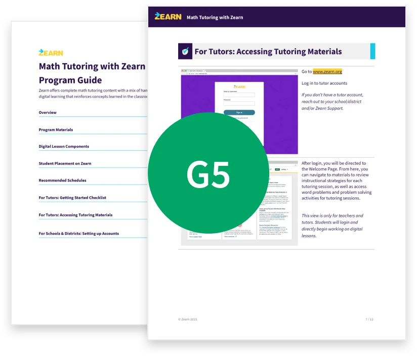 Math Tutoring with Zearn | Zearn Math