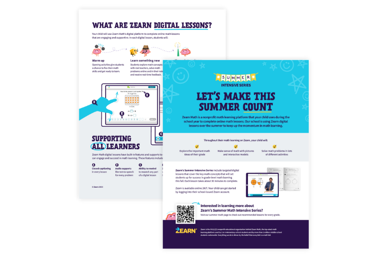 Sharing Zearn Math with Your Community | Zearn Math