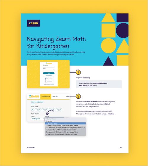 Kindergarten Math | Zearn Math