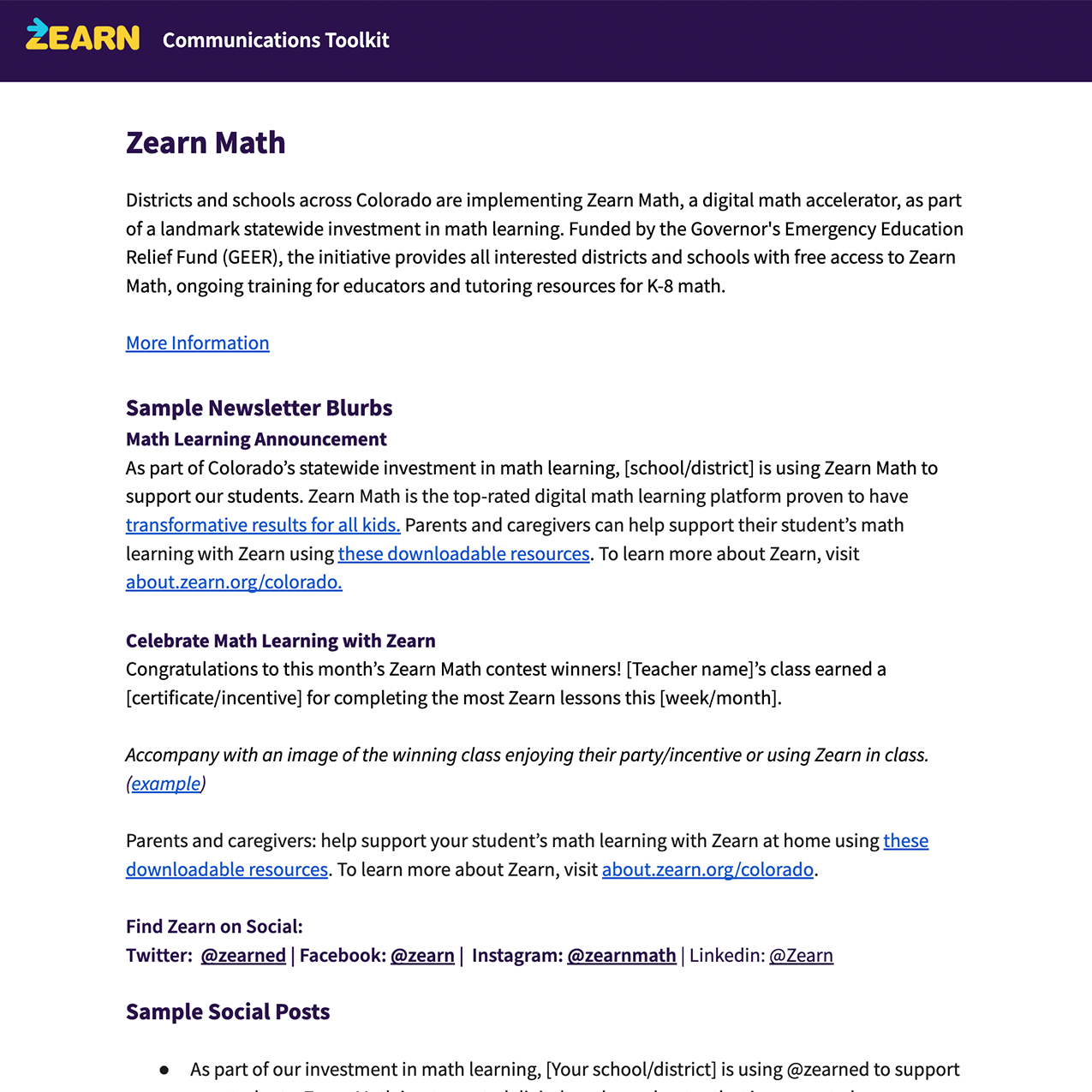 Accelerate Learning for Virginia Students | Zearn Math