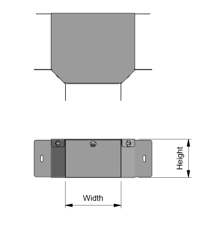 Horizontal T-Section - Lid On Top