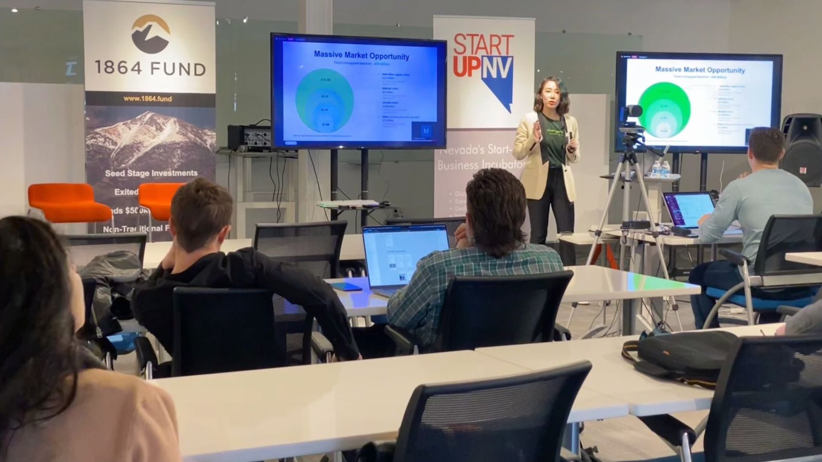 June Zhu’s Presentation for StartupNV - ChargerGoGo