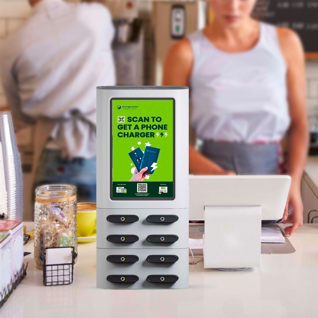 The Leading Mobile Charging Stations with Digital Signage - ChargerGoGo