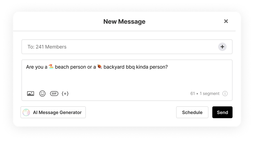 AI Message Generator