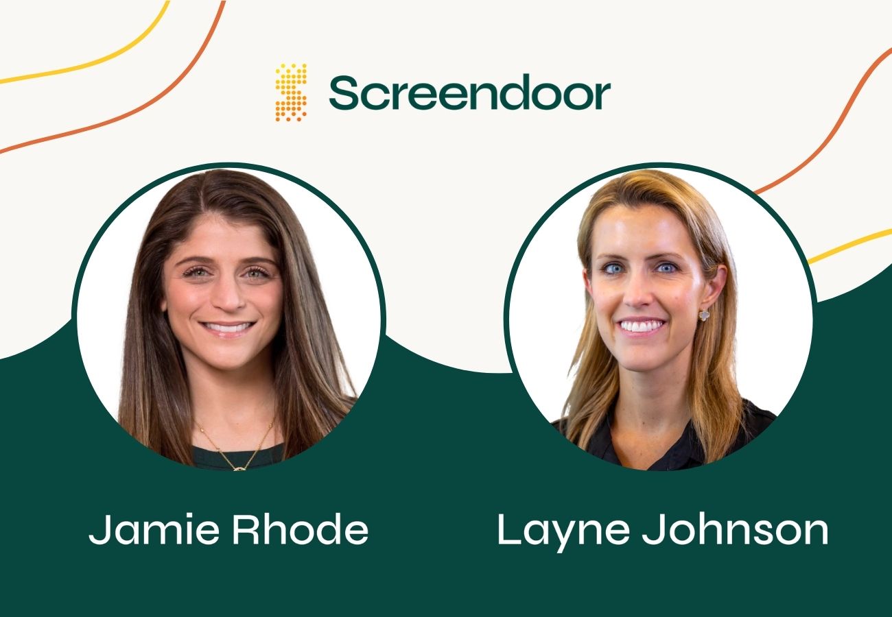 Screendoor Blog | Welcoming Layne Johnson and Jamie Rhode!