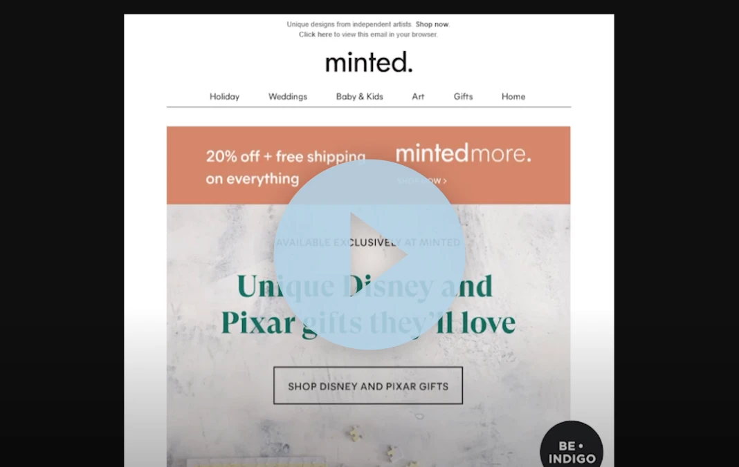 Be Indigo | Le Blog | Email Design Review | The Ordinary