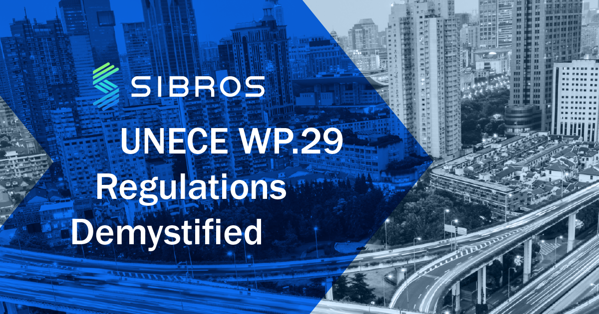 WP.29 Requirements and Effects on OEMs and 3rd Party Suppliers - Sibros