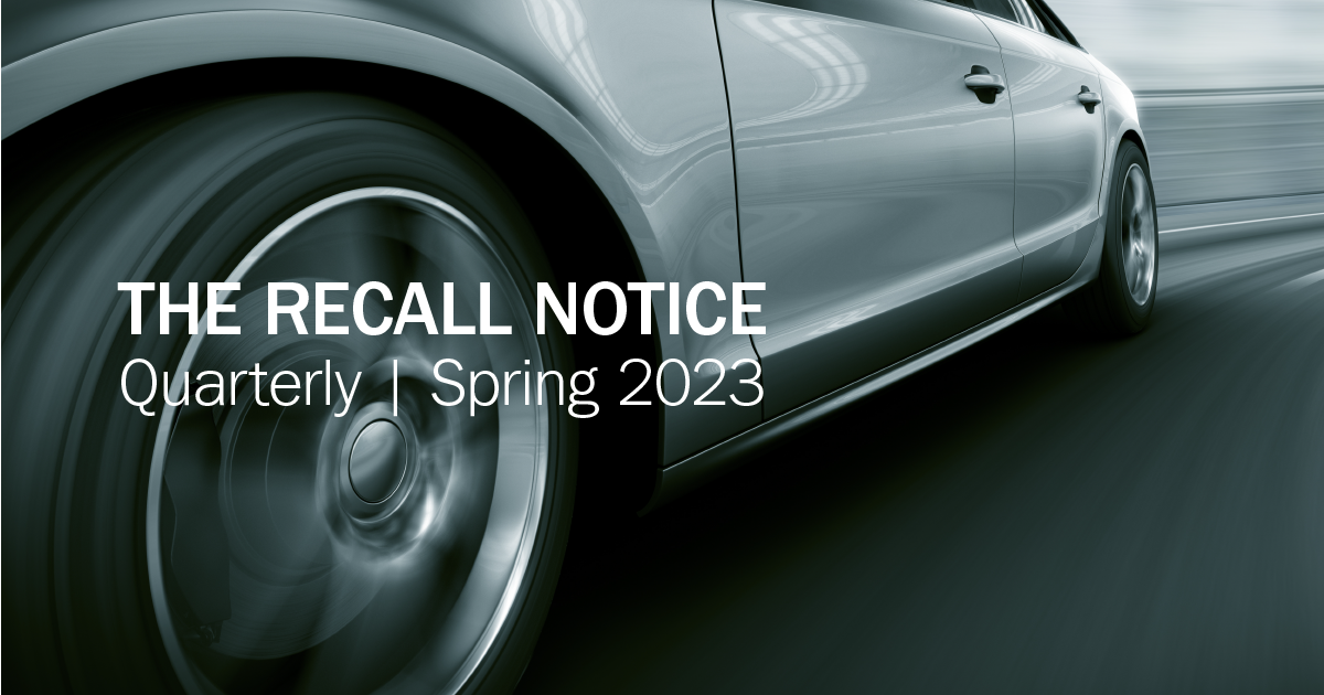 The Latest Software Related Recall with The Recall Notice - Sibros